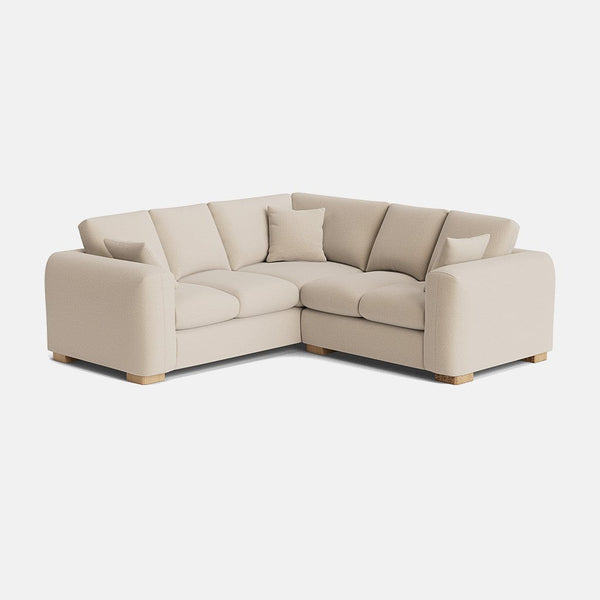 Henley Highback Double Corner Sofa - Natural Cream | Sofa Club®