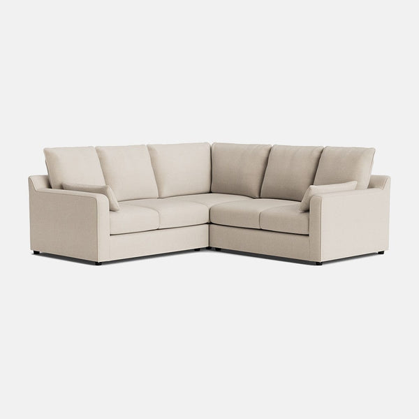 Palermo Luxe Chenille Double Corner - Cool Cream | Sofa Club®