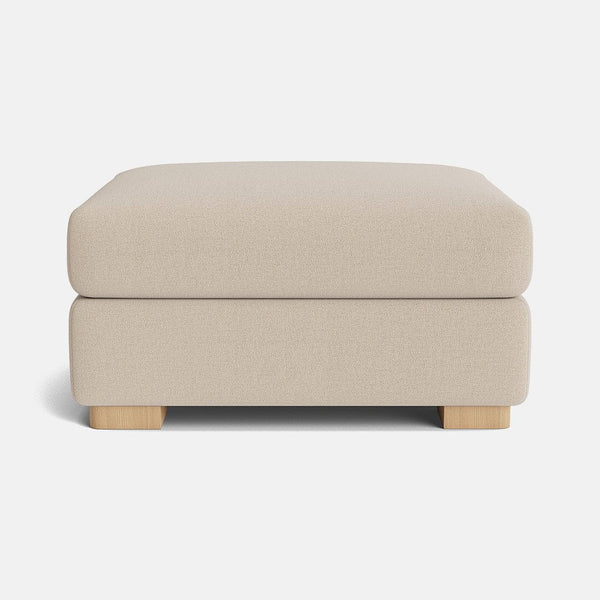 Henley Highback Footstool - Natural Cream | Sofa Club®