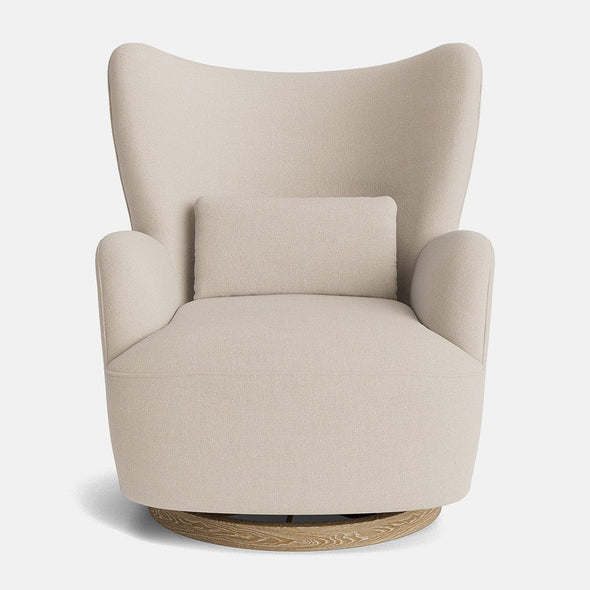 Bria Luxe Chenille Glider Chair - Subtle Seashell - OUTLET - Outlet