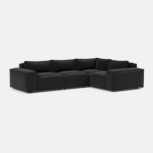 Marylebone Left/Right Corner Footstool End | Midnight Sky | Sofa Club ...