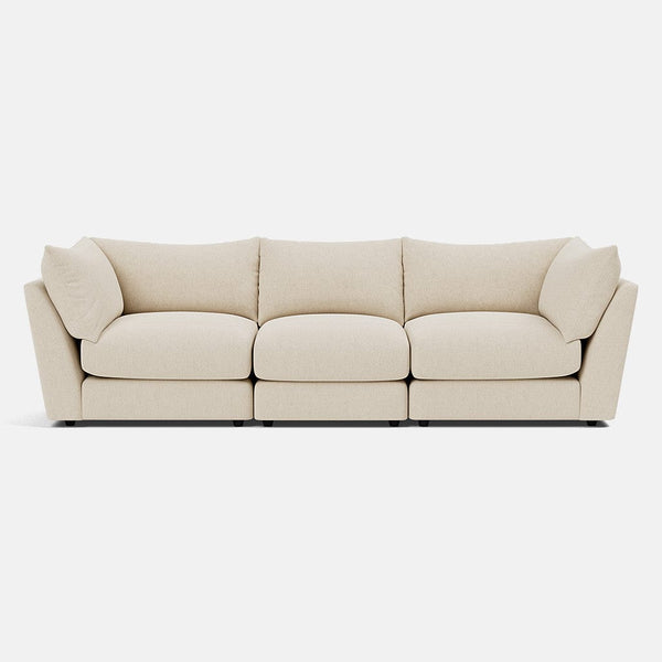 The Dreamer Soft Linen Look Large Sofa - Soft Dusk | Sofa Club®