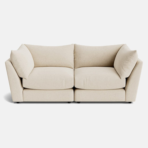 The Dreamer Soft Linen Look Medium Sofa - Soft Dusk | Sofa Club®